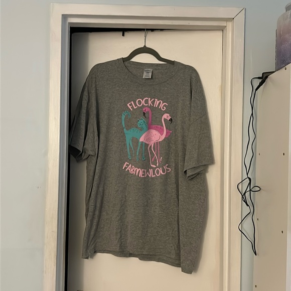 Port and Company | Tops | Womens Gray Tshirt 2xl Flocking Fabmewlous ...